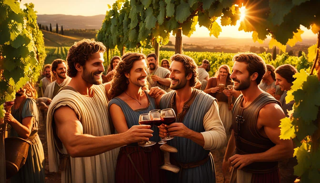 Vino en la cultura romana: Un viaje al pasado vinícola